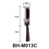 China Aluminium Alloy Door Bottom Sweep With Brush for sale