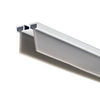 China Windproof Door Bottom Seal Strip Aluminium Alloy With TPE Rubber Tape for sale