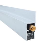 China RAVEN RP38 Automatic Door Bottom Seals H Shaped Clear Anodised Finish for sale