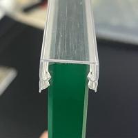 China Co Extruded PVC Weather Stripping 10mm Glass Door Strip waterproof for sale