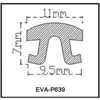 China Translucent EVA Anti - Slip Strips For Drying Rack Clothes Hang Bar for sale