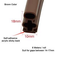 China 10mm Width O Shape Silicone Rubber Strips Double Layer For Door Frame for sale