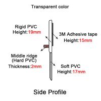 China Sound Proof 3M Glue Tape Self - Adhesive PVC Door Seals for sale