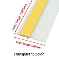 China Co - Extruded PVC Door Bottom Seal Strip Dust Proof Door Sweeps Transparent for sale