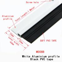 China 1000mm Length White Door Bottom Seal Strip Prevent Mosquitoes for sale