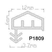 China Anti Collision PVC Rubber Wooden Door Sealing Strips for sale
