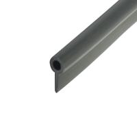China Customization 3.5mm Dia PVC Rubber Strip Round Tube Shape With Fins for sale