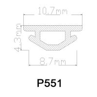 China 12*5.5mm PVC Rubber Strip Cover For Screw Groove for sale