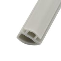 China 200 Meters / Roll PVC Rubber Strip For Wardrobe Door Light Grey for sale