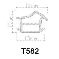 China Anti TPE Collision PVC Rubber Strip For Metal Door for sale