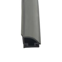 China 12.5*10mm PVC Rubber Strip TPE Anti Collision For Sliding Door Black Color for sale