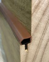 China Special Shaped Co-Extrusion Weatherstripings Sealing Strips Brown Color 10*6mm for sale