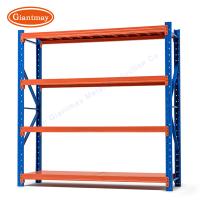 China Commercial Iron Shelf System Warehouse Rack Floor Standing Display Unit for sale