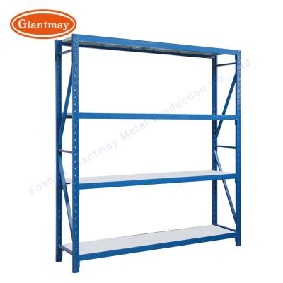 China Powder Coated Retail Display Racks Medium Duty Product Storage Tool Warehouse System Shelves for sale
