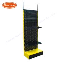 China Newest Free Standing Hanging Display Rack Mobile Store Steel Stand for sale