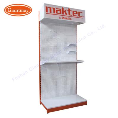 China Pegboard Metal with hanging hooks Stand Hardware Display for sale