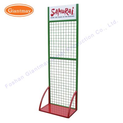 China Retail Shop Hanging Hooks Candy Rack Wire Display Stand for sale