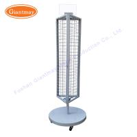 China Spinning Rack Revolving Shelf 3 Sided Rotating Display Stand for sale