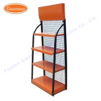 China Retail Bottle Lubricant Stand Metal Oil Display Rack for sale