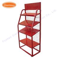 China Metal Retail Store Floor Shelf Pillow Display Stand for sale