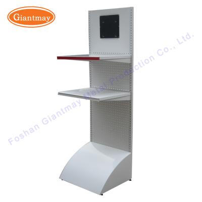 China Storage Display Rack Steel Pegboard Stands Expositor for sale