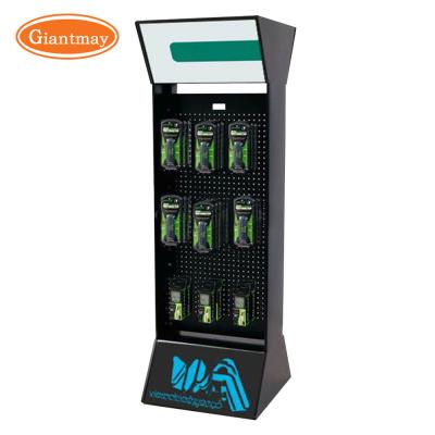 China Hanging Hook Perforated Stand Product Shelves Display Store Rack for sale