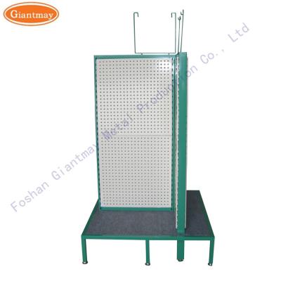 China Multi Function Pegboard Metal Rack for Shops Retail Stand for sale