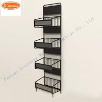 China OEM design Chocolate Candy Bar Display Rack Shelf With Basket for sale