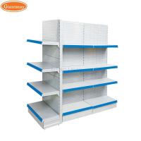 China Advertising Supermarket Perforated Stand Retail Store Shelf for sale