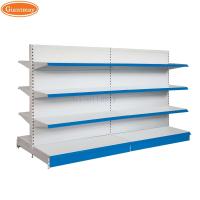 China Heavy Duty Gondola Retail Display Racks Cosmetics Supermarket Display Shelf for sale