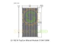 China 515W Monocrystalline Silicon Panels For Low Light Energy Production for sale