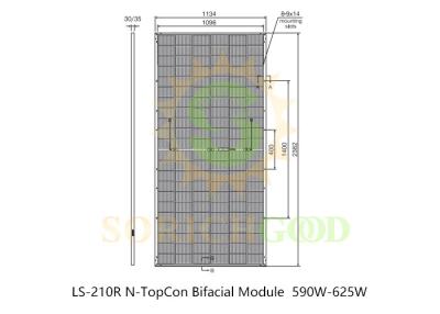 China 590W Advanced N-TopCon Technology Monocrystalline Silicon Panels for sale