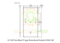 China 525W Powerful Stylish Monocrystalline Silicon Panels For Residential And Commercial for sale