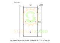 China 525W-550W Monocrystalline Silicon Panels For Large Scale Solar Power Installations for sale