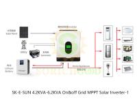 China Remote Monitoring And Control E-SUN Hybrid Inverters With Wi-Fi And GPRS for sale