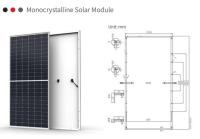 China 530W Durable Monocrystalline Silicon Panels for Residential and Commercial Rooftop Systems for sale