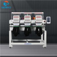 China Wonyo High-Speed 3-Head Computerized 3D Embroidery Machine for Cap and T-Shirt, Flat Things for sale