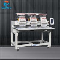 China Wonyo High-Speed 3-Head Computerized 3D Embroidery Machine for Cap and T-Shirt, Flat Things for sale