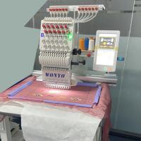 China Hot Sale Wonyo Single Head Computerized Jacket Embroidery Machine on Fabrics and Finished Caps for sale