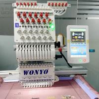 China Hot Sale Wonyo Single Head Computerized Jacket Embroidery Machine on Fabrics and Finished Caps for sale