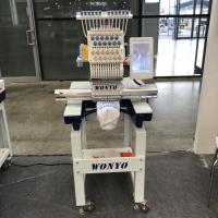 China Hot Sale Wonyo Single Head Computerized Jacket Embroidery Machine on Fabrics and Finished Caps for sale