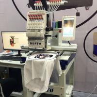 China Hot Sale Wonyo Single Head Computerized Jacket Embroidery Machine on Fabrics and Finished Caps for sale