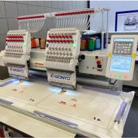China WONYO Black Kong Computerized Embroidery Machine 2 Heads for Baseball Cap and Clothes for sale