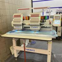 China WONYO Black Kong Computerized Embroidery Machine 2 Heads for Baseball Cap and Clothes for sale