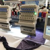 China WONYO Black Kong Computerized Embroidery Machine 2 Heads for Baseball Cap and Clothes for sale