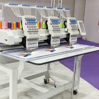 China Industrial 3Head Computerized and Magnetic Embroidery Machine for Caps and T Shirts; Bags for sale