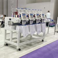 China Industrial 3Head Computerized and Magnetic Embroidery Machine for Caps and T Shirts; Bags for sale