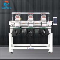 China Industrial 3Head Computerized and Magnetic Embroidery Machine for Caps and T Shirts; Bags for sale