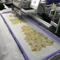 China High Speed Single Head 12/15 Colors Sequin and Beads Embroidery Machine for sale