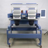 China WONYO 2 Head Computerized Apparel Textile Cap Flat Embroidery Machine for sale